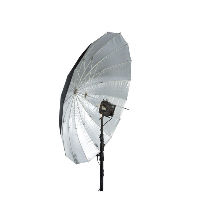 Buff Soft Silver PLM Umbrella 64′ - Matte Black Camera Rentals